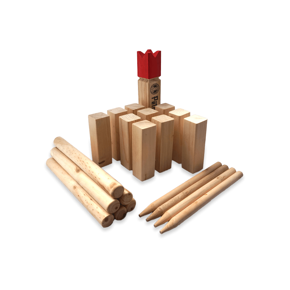 Petromax Outdoor-Schach | Robustes Wurfspiel aus Holz für Draußen