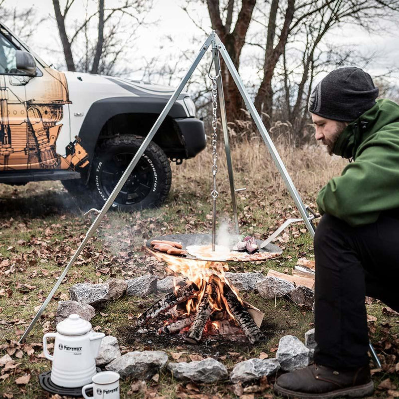 Dreibeine kaufen mit Ketten und Haken, um die Natur zu genießen – Petromax